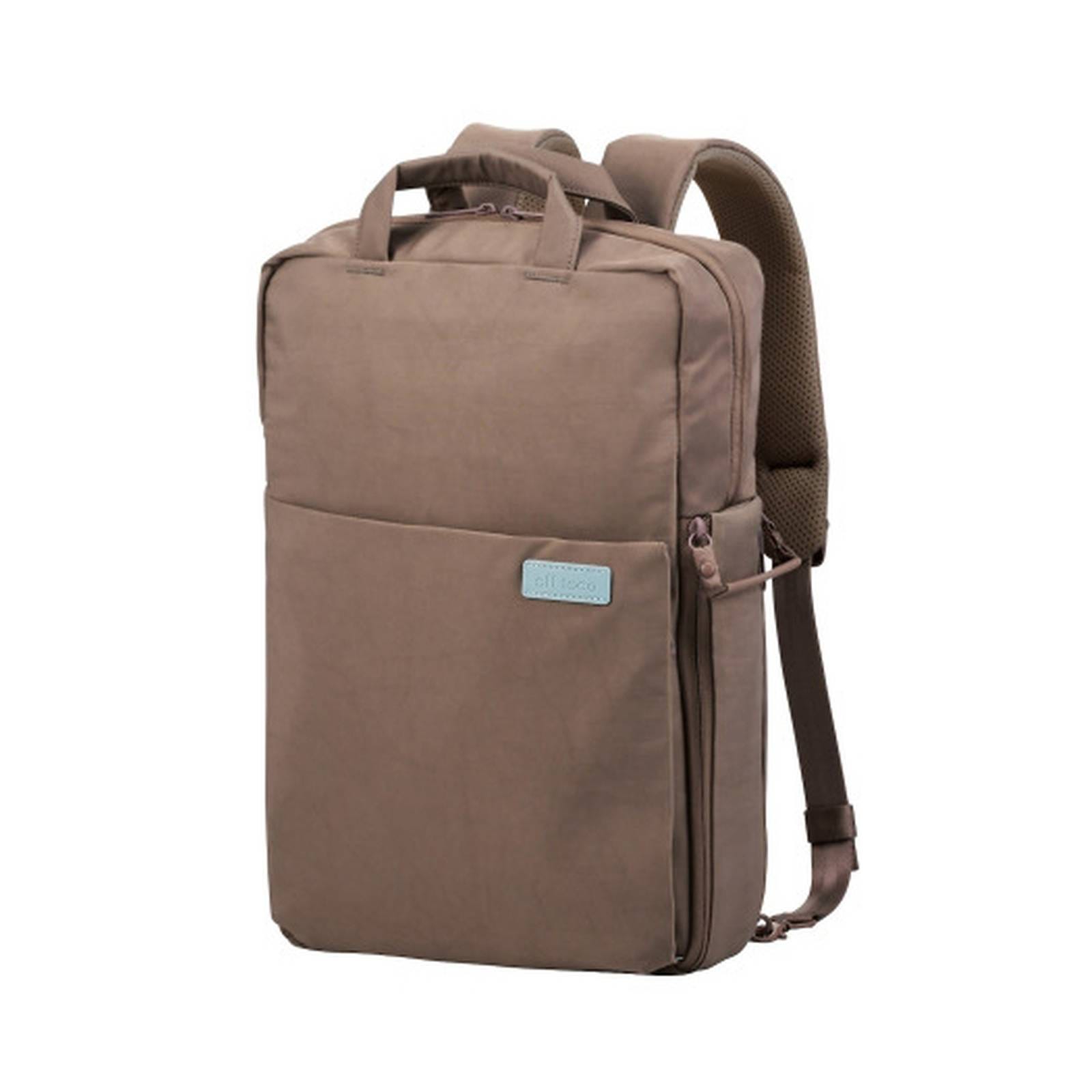 Shop ELECOM Offtoco Pc Backpack 13.3' Brown BM-OF04BR in Singapore